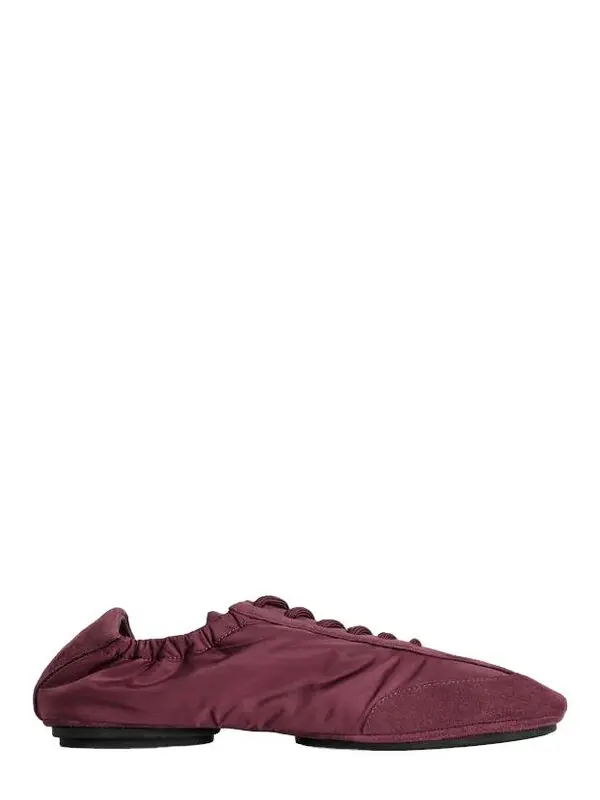 Cos Suede-nylon Ballet Sneakers - Red