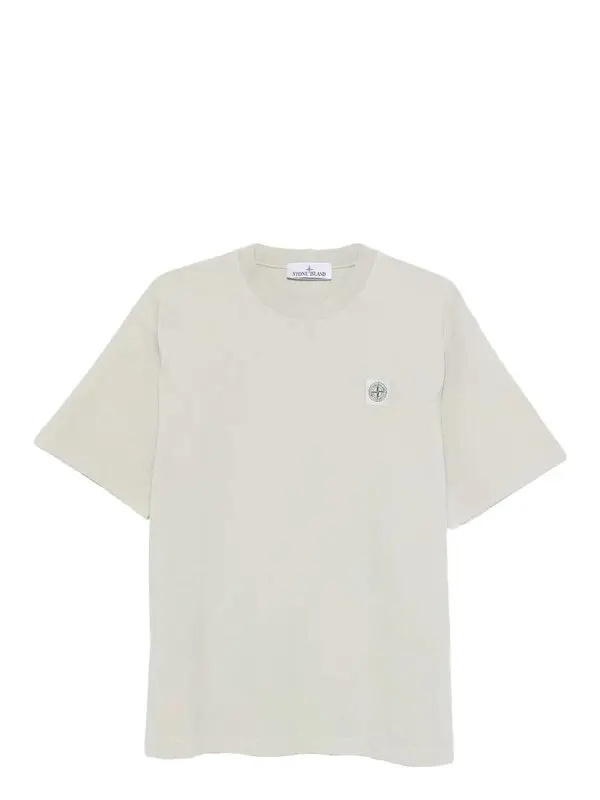 Stone Island Compass-patch T-shirt - Neutrals