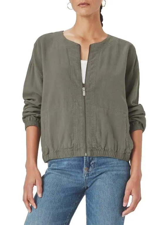 Splendid Clea Bomber Jacket - Soft Green