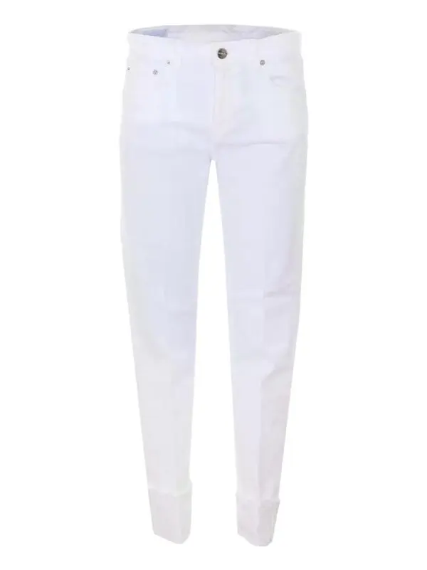 DONDUP Cuffed Coco Jeans - White