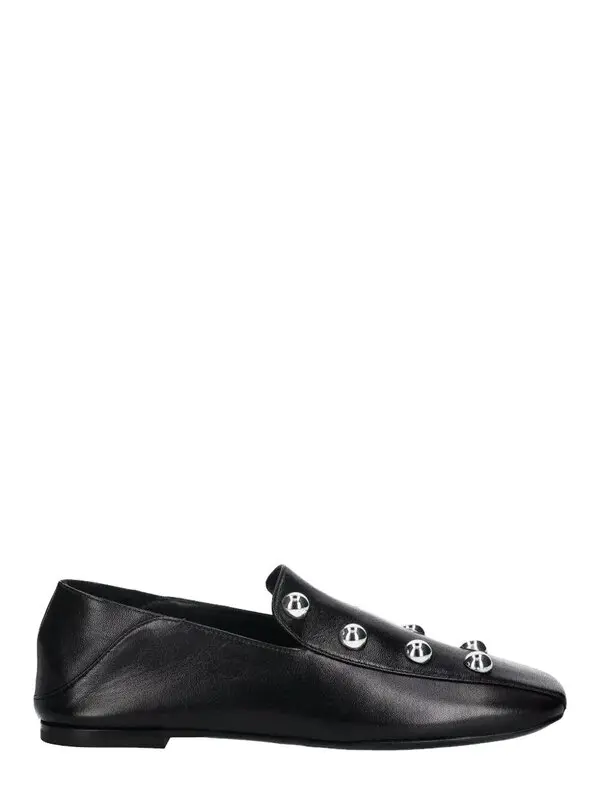 IRO PARIS Stud-embellished Loafers - Black