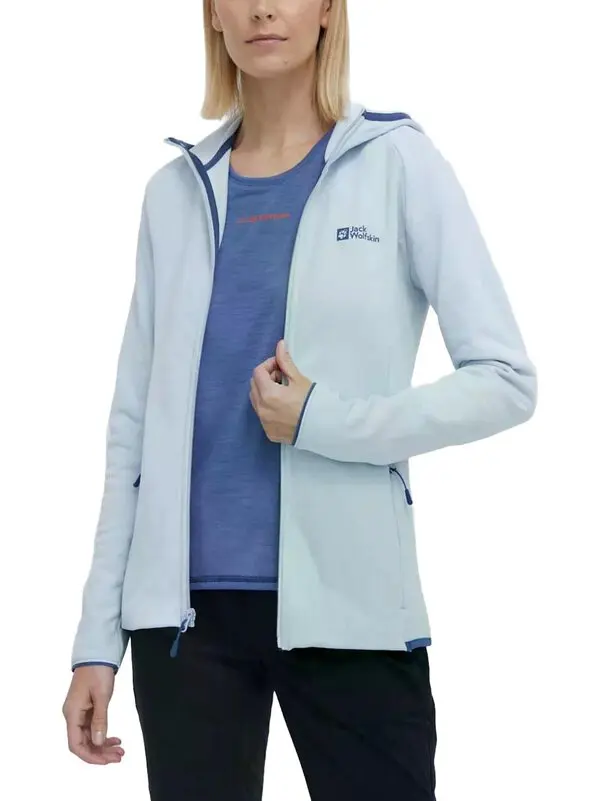 JACK WOLFSKIN Baiselberg Hooded Zip Hoodie - Blue