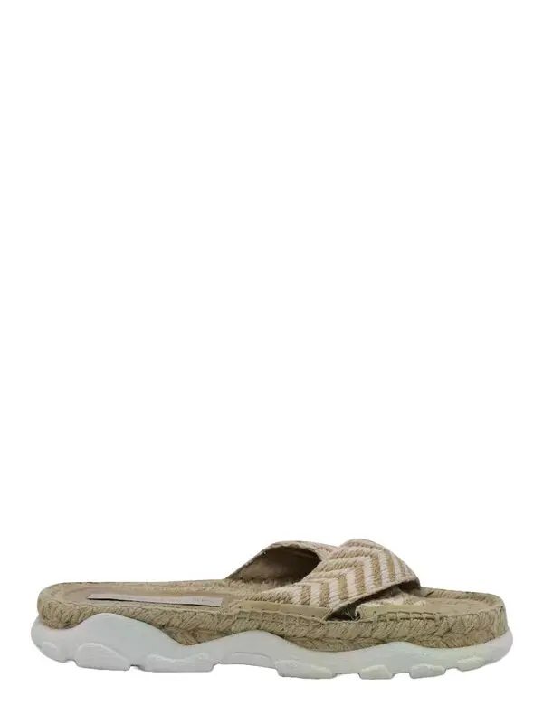 Stella McCartney Woven Rope Espadrille Slides - Neutrals