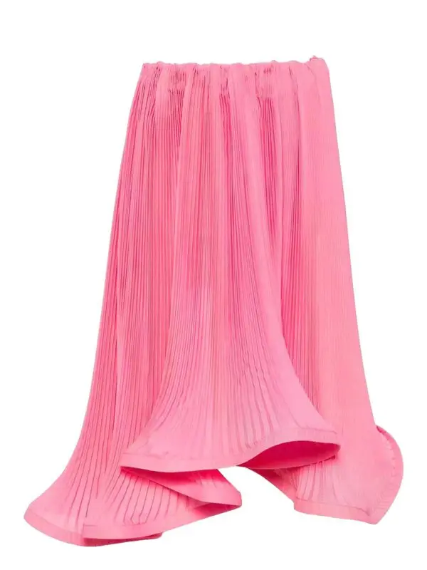 ROWEN ROSE Pleated Midi Skirt - Pink