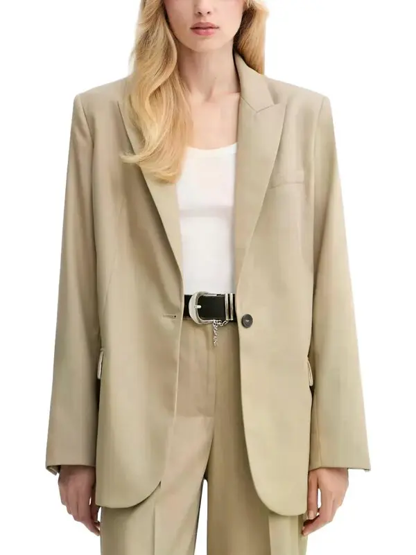 IRO PARIS Sannie Button Blazer - Neutrals