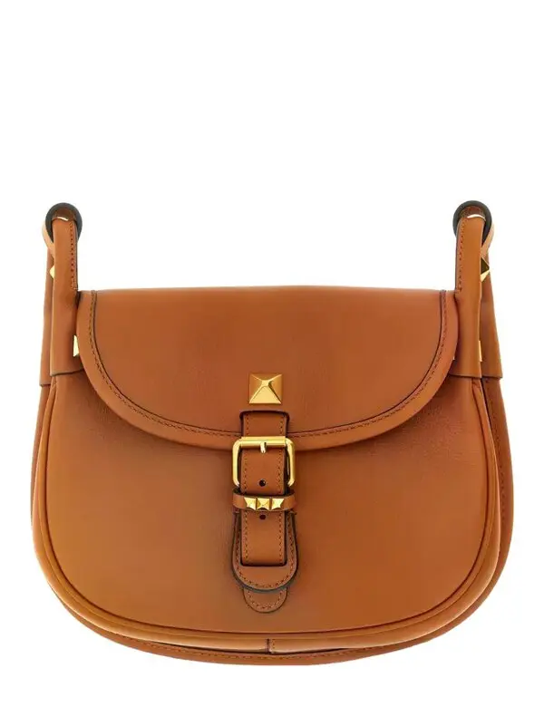 Valentino Garavani Flaneuse Stud Cross-body Bag - Brown