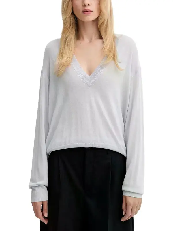 IRO PARIS V-neck Sweater - Grey
