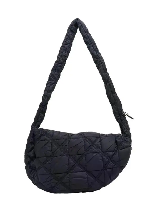 CARLYN Quilted Tote Bag - Black