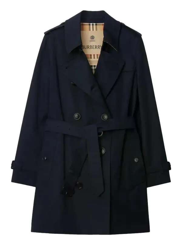 Burberry Kensington Trench Coat - Blue