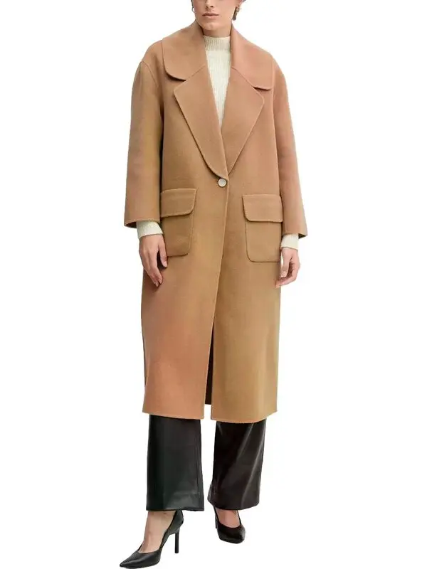 Hale Bob Single-breasted Coat - Brown