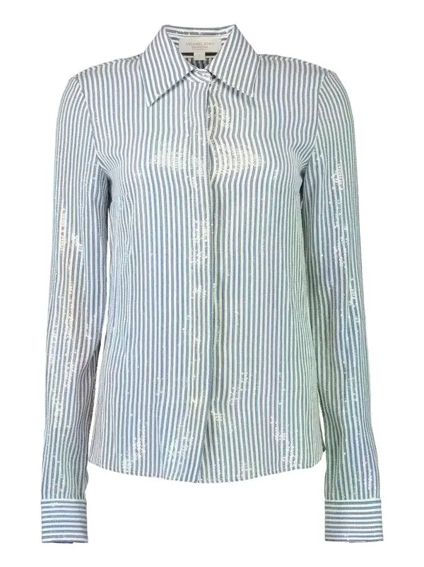 Michael Kors Striped Shirt - Blue