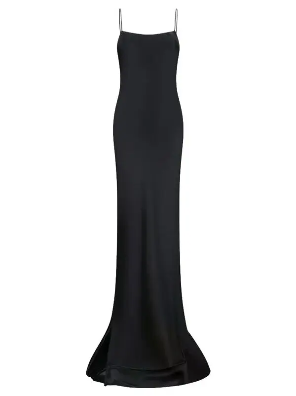 Andamane Ninfea Slip Dress - Black