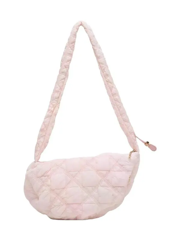 CARLYN Cozy Quilted Tote Bag - Pink