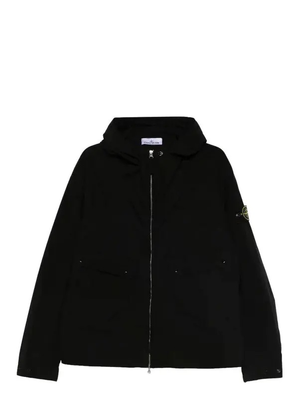 Stone Island Hooded Multi-pocket Jacket - Black