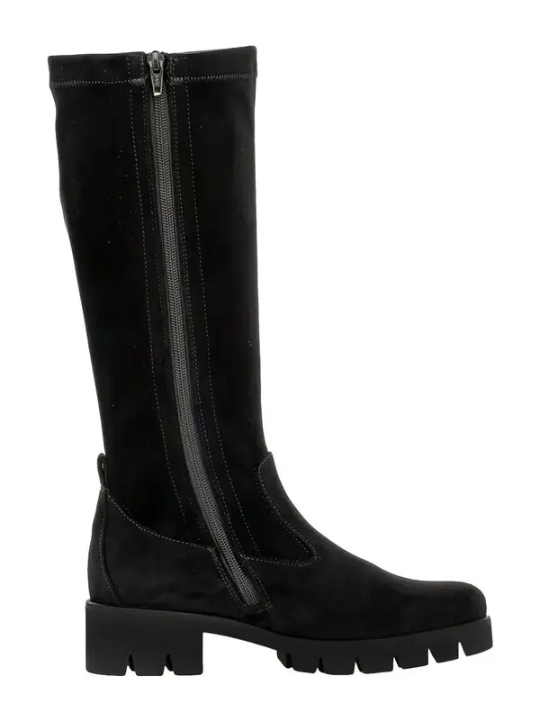 Gabor 30mm Leather Knee-high Boots - Black