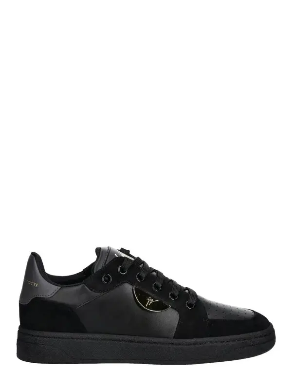 GIUSEPPE ZANOTTI Perforated Design Sneakers - Black
