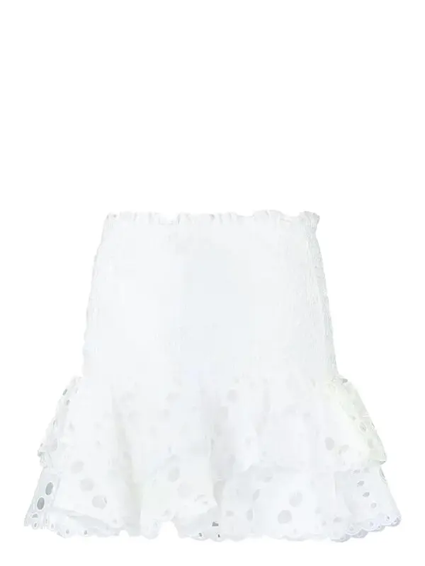 Charo Ruiz Ibiza Nerissa Mini Skirt - White