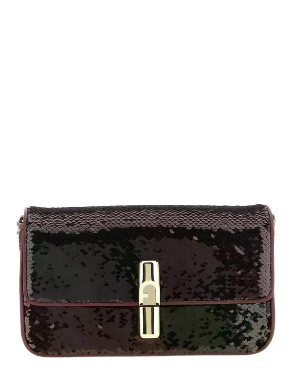 Furla Iride Sequined Cross-body Bag - Red