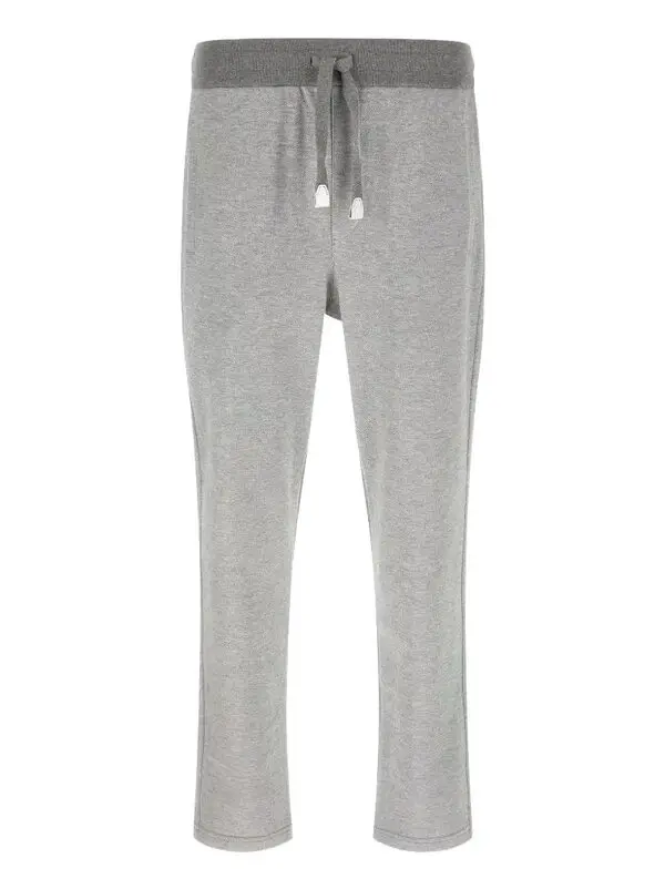 Brioni Drawstring-elastic Track Pants - Grey