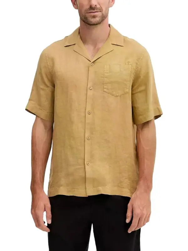 Frescobol Carioca Pocket Short-sleeve Shirt - Neutrals