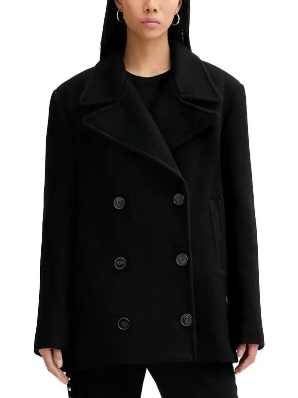 IRO PARIS Caribe Double-breasted Coat - Black