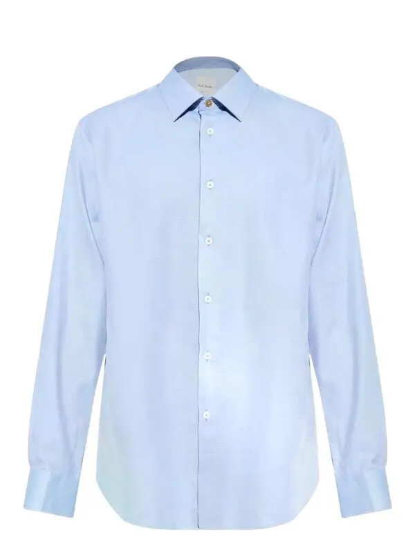 Paul Smith Long-sleeved Buttoned Shirt - Blue