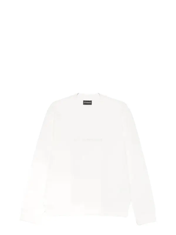 Emporio Armani Logo-detail Sweatshirt - Neutrals