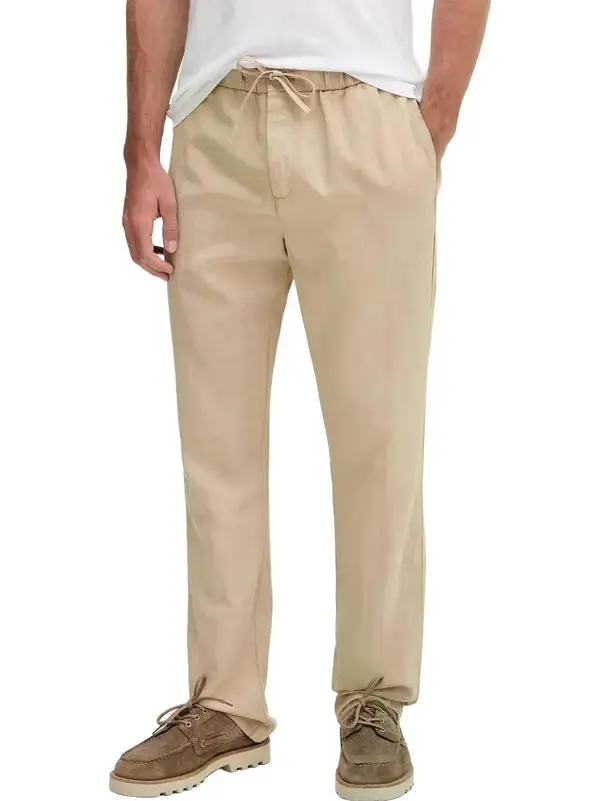 Frescobol Carioca Drawstring Trousers - Neutrals
