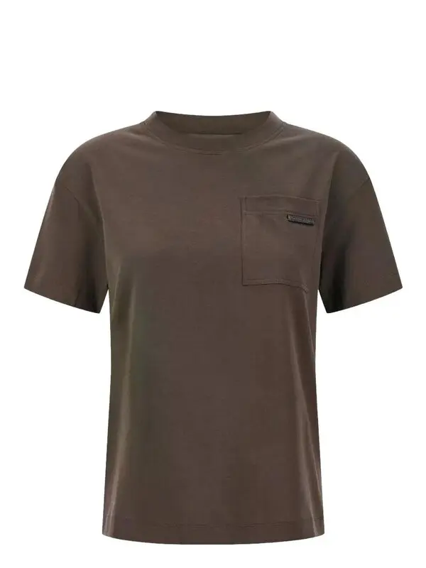 Brunello Cucinelli Pocket T-shirt - Brown