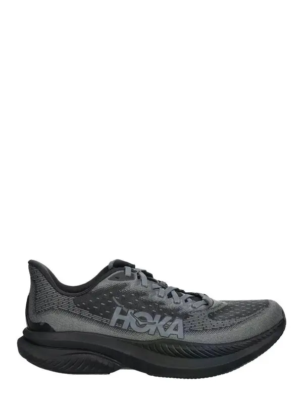 Hoka Mach 6 Logo-print Sneakers - Grey