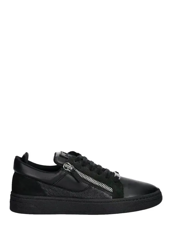 GIUSEPPE ZANOTTI Zip-detail Sneakers - Black