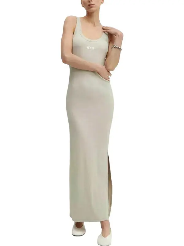 GESTUZ Side-split Maxi Dress - Neutrals