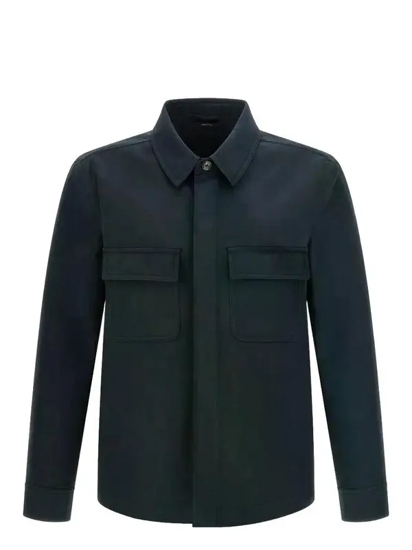 TOM FORD Twill Shirt Jacket - Blue