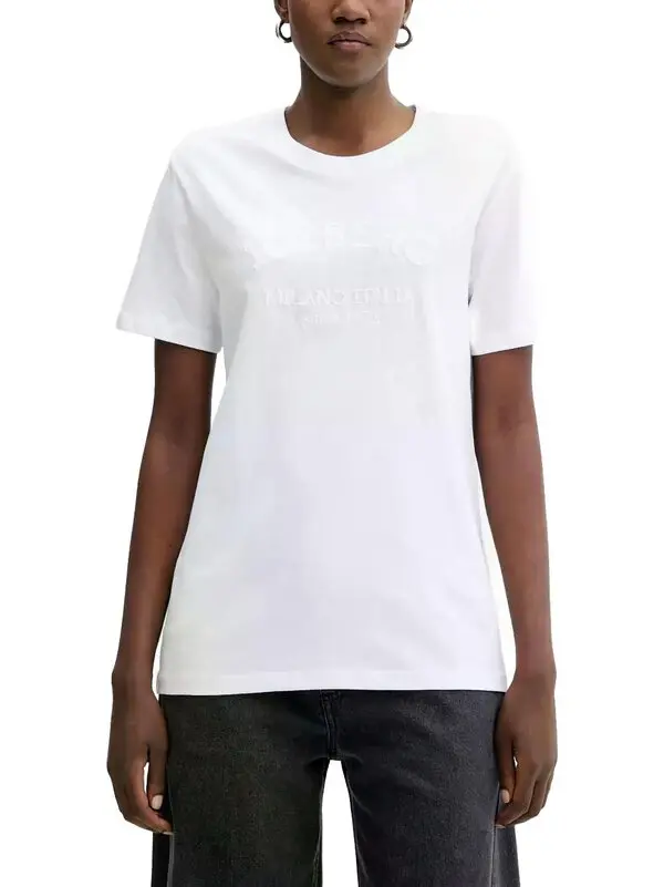 Iceberg Logo-embroidered T-shirt - White