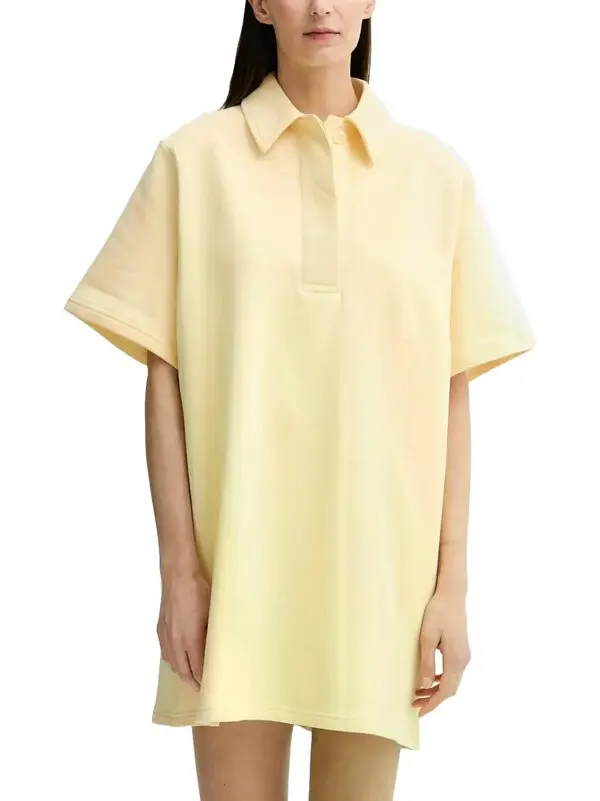 STAND STUDIO Polo Shirt Dress - Yellow
