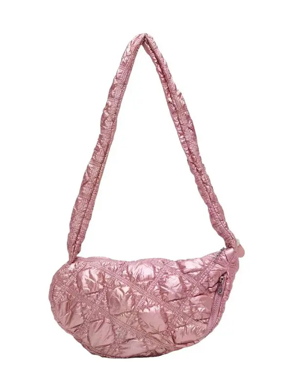 CARLYN Cozy Quilted Crossbody Bag - Pink