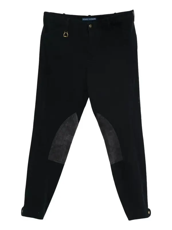 Polo Ralph Lauren Knee-patch Trousers - Black