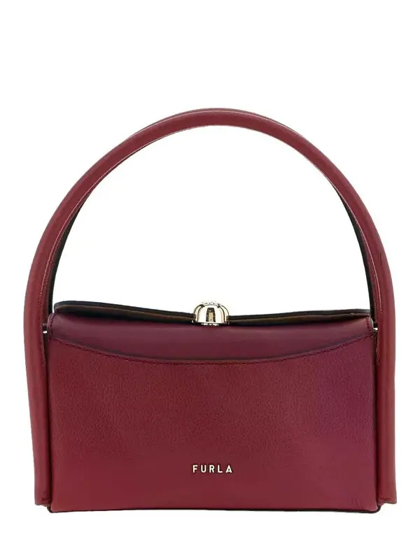 Furla Nicole Grained-effect Mini Handbag - Red