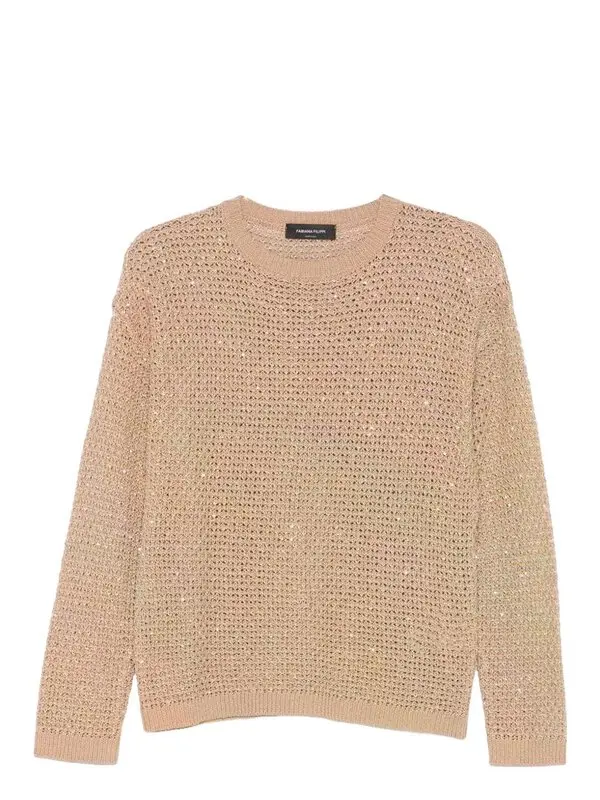Fabiana Filippi Open-knit Sweater - Neutrals