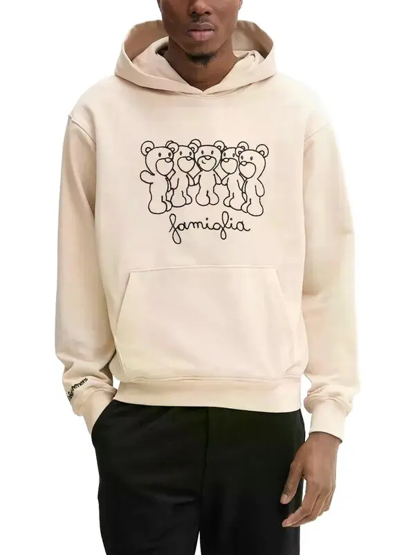 INBETWEENERS Bear Graphic-print Hoodie - Neutrals
