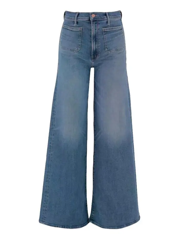 MOTHER High-rise Wide-leg Jeans - Blue