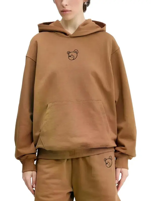 INBETWEENERS Bear Graphic-print Hooded Hoodie - Brown