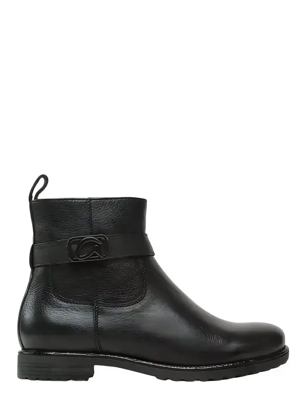 ARA Buckle-detail Ankle Boots - Black