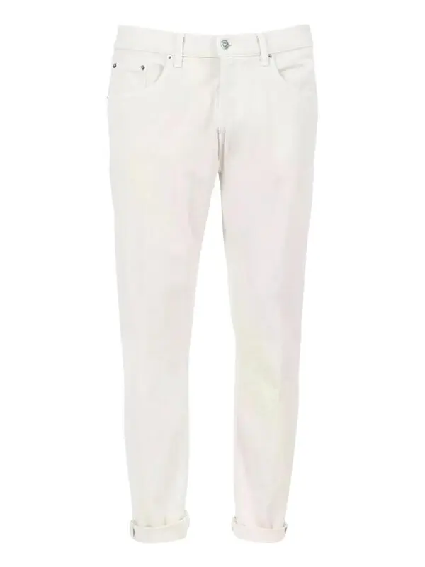 DONDUP Cuffed Jeans - White