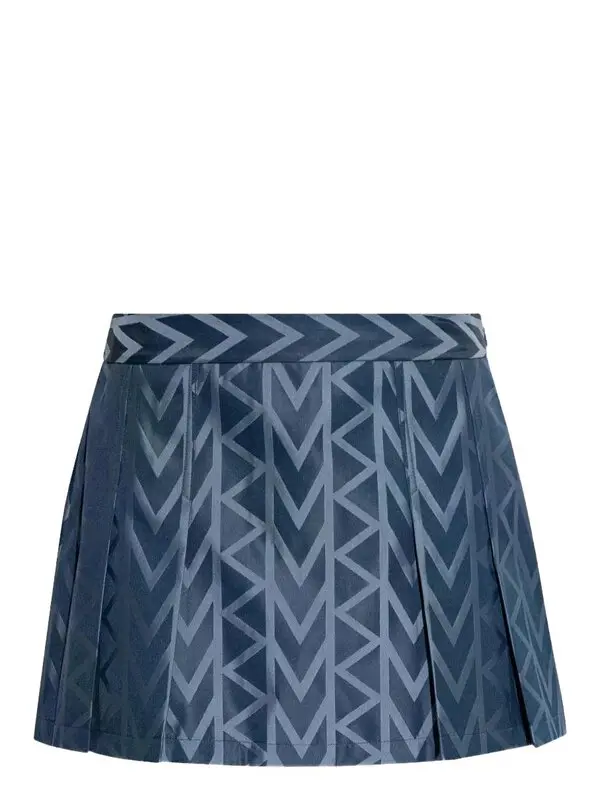 Michael Kors Pleated Mini Skirt - Blue