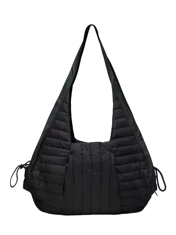 Rains Quilted Drawstring Shoulder Bag - Black