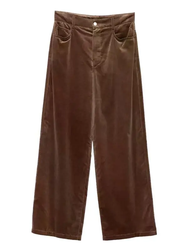 Max Mara Eiffel Pocket Trousers - Brown