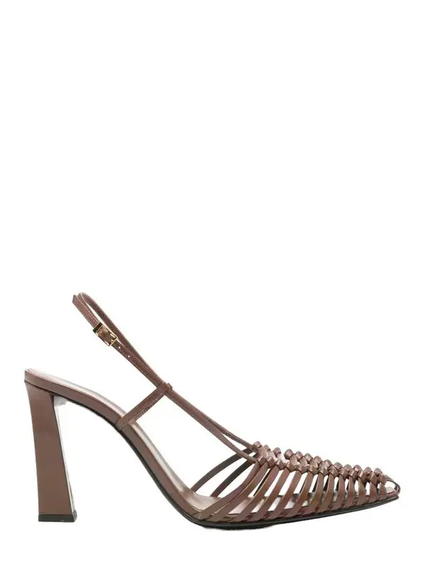 GIUSEPPE ZANOTTI Brenda Woven High-heel Sandals - Brown