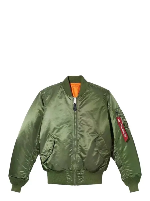 Alpha Industries Ma-1 Heritage Zip Bomber Jacket - Green