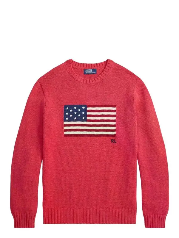 Polo Ralph Lauren Logo-detailing Sweater - Red